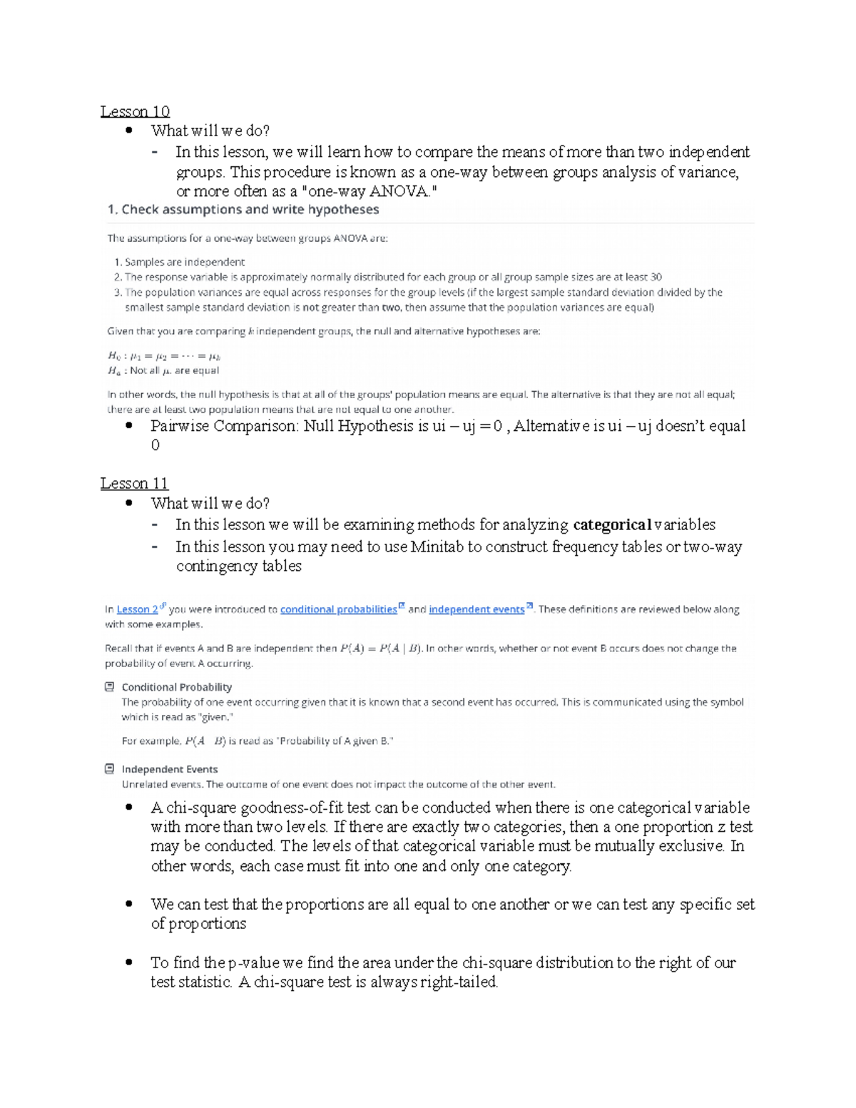 Chapter 10:11 notes - Lesson 10 What will we do? - In this lesson, we ...