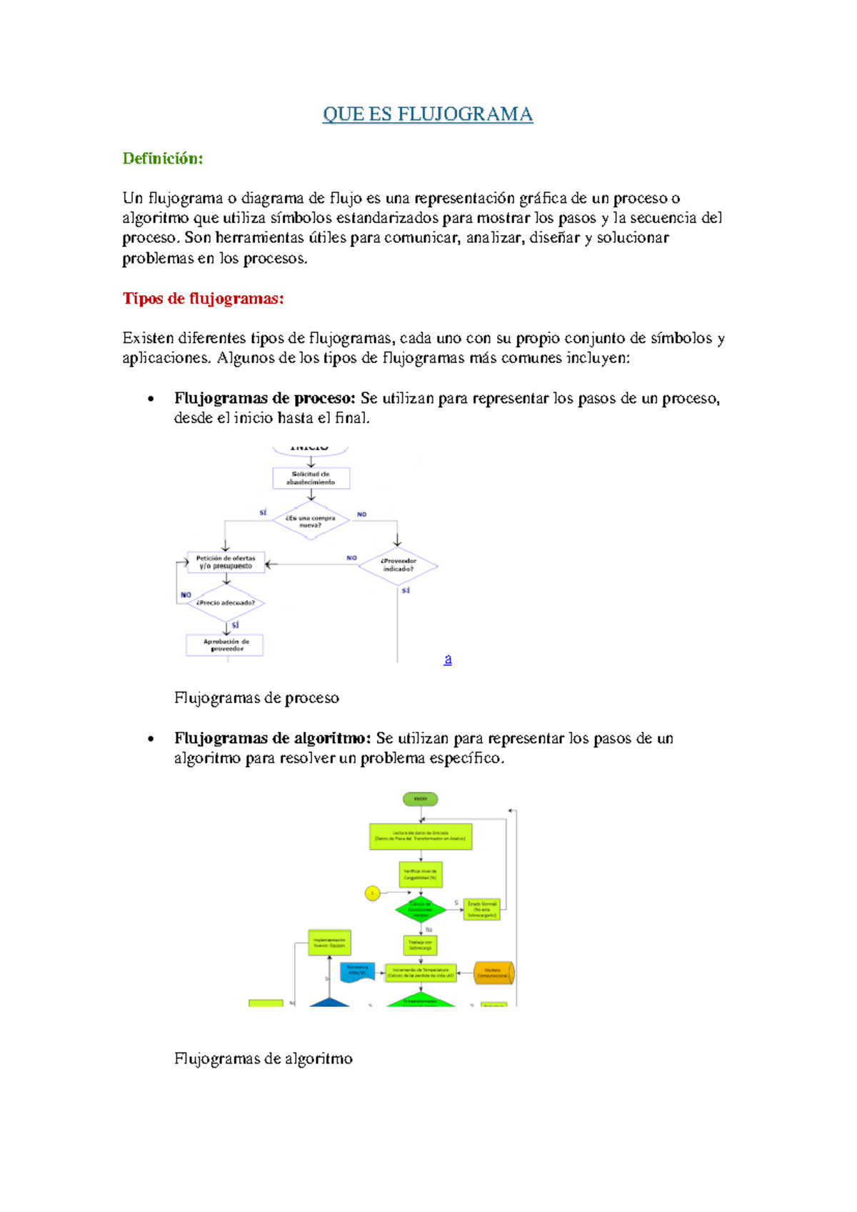 QUE ES Flujograma - administración - QUE ES FLUJOGRAMA Definición: Un ...
