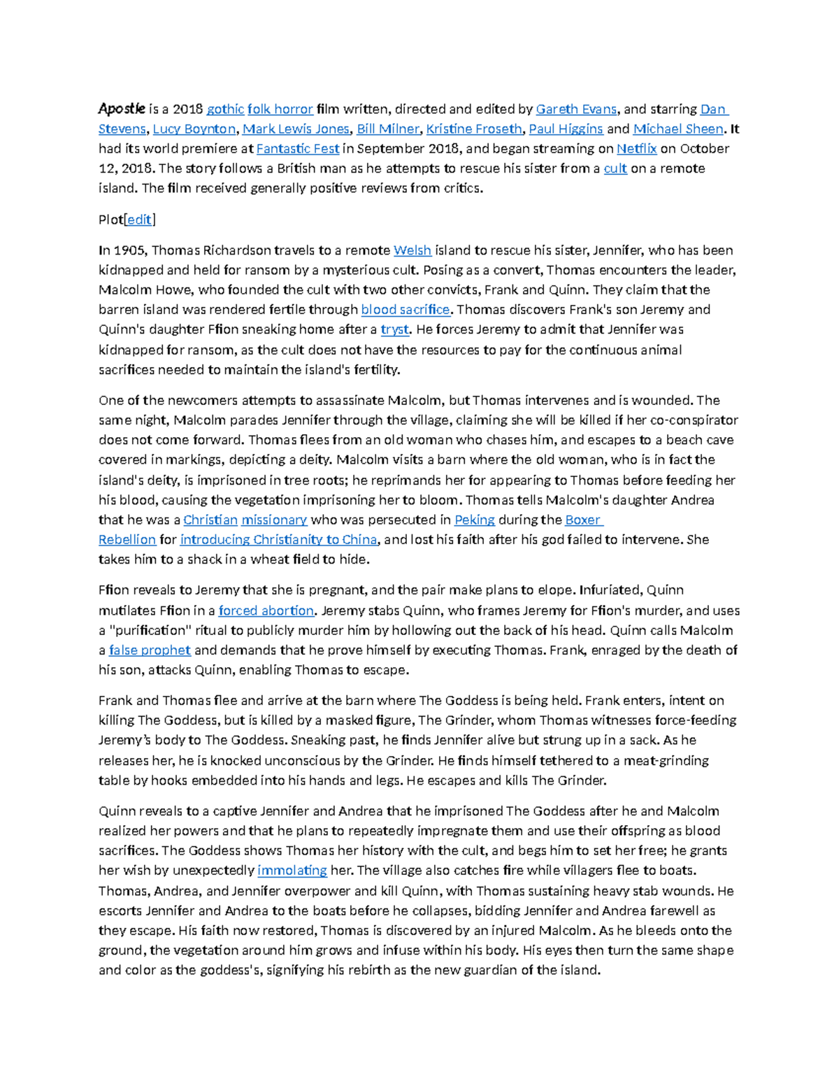 Apostle - Sure, here's a description of a hypothetical file: This is a ...