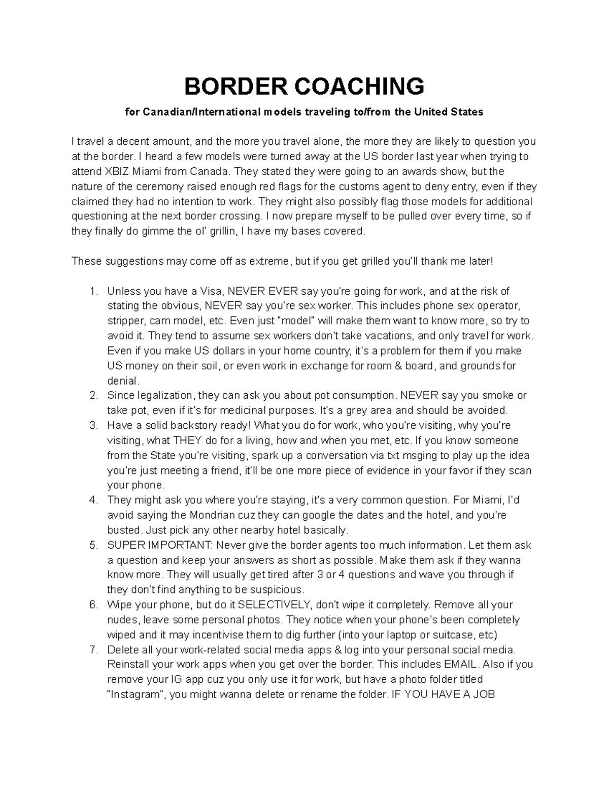 Border Coaching - This is very good material - BORDER COACHING for ...