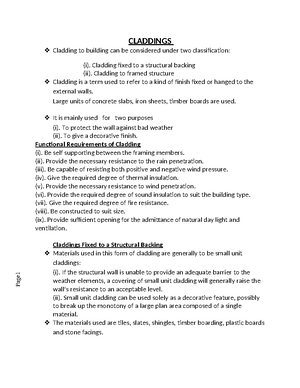 GBC Module 1 - Lecture notes for General Building and Construction for ...