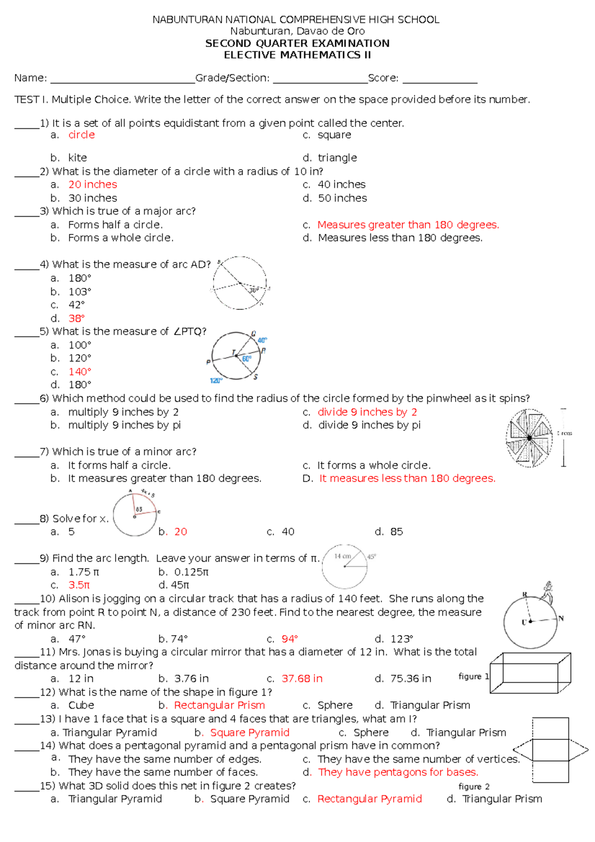 Elective math 2ND quarter - NABUNTURAN NATIONAL COMPREHENSIVE HIGH ...