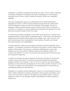 Language science course outline definition, the structure of language ...