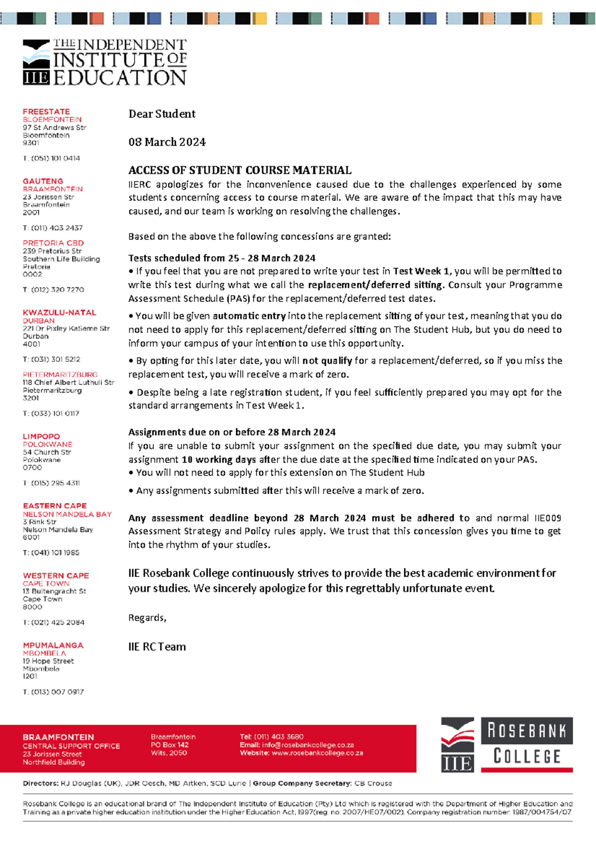 ST36 IIE RC Course Material Letter March 20241710252487258 - Dear ...