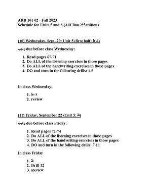 Unit 3 - Unit 3 from Alif Baa Textbook. - Audio and video files ...