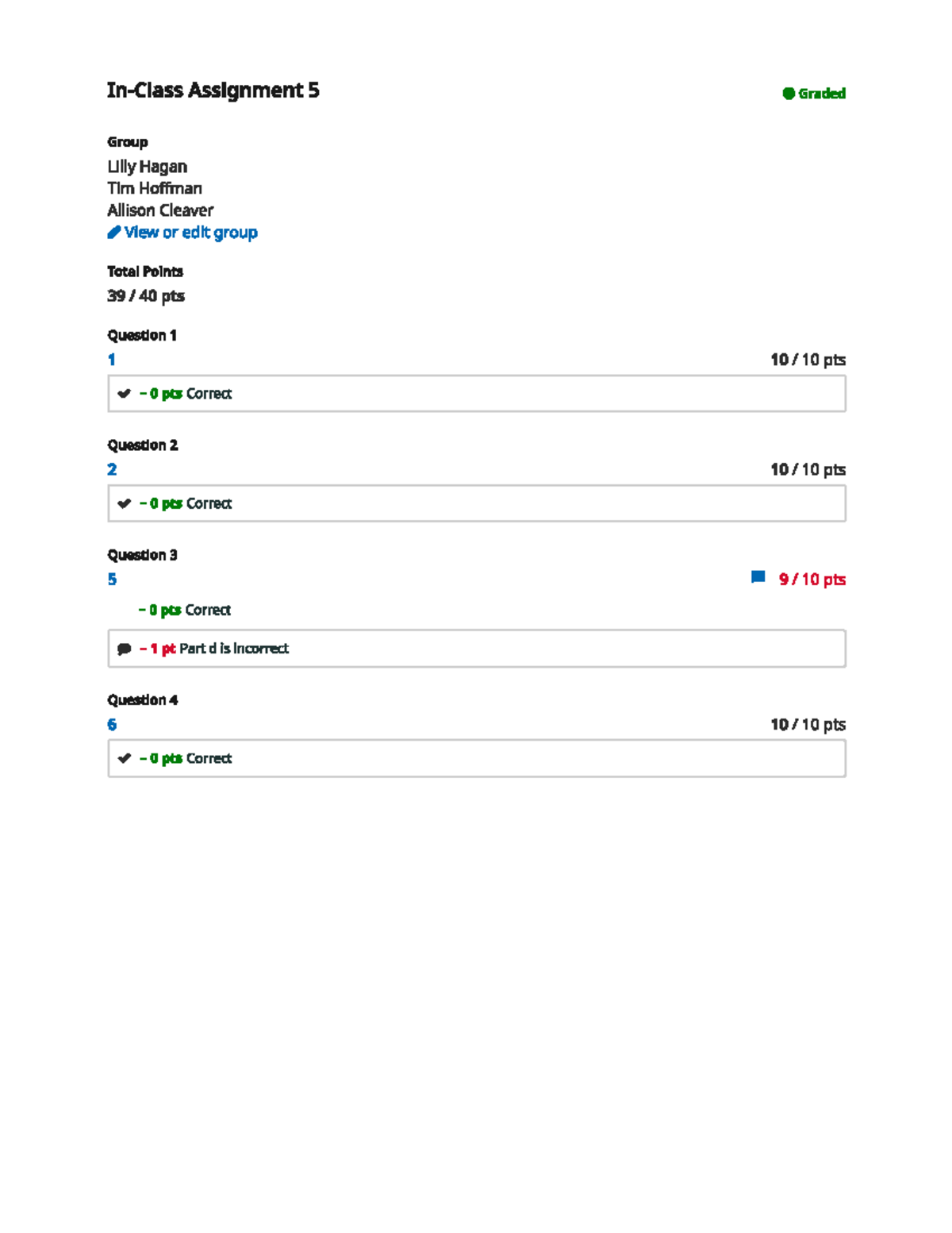 Che 205 example - i love thi - CHEM 101 - Assignment 5 Graded Group ...