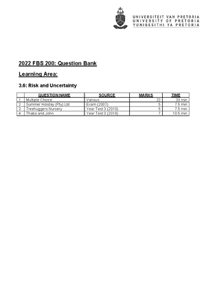 Relevant costing - FBS 200 - Studocu
