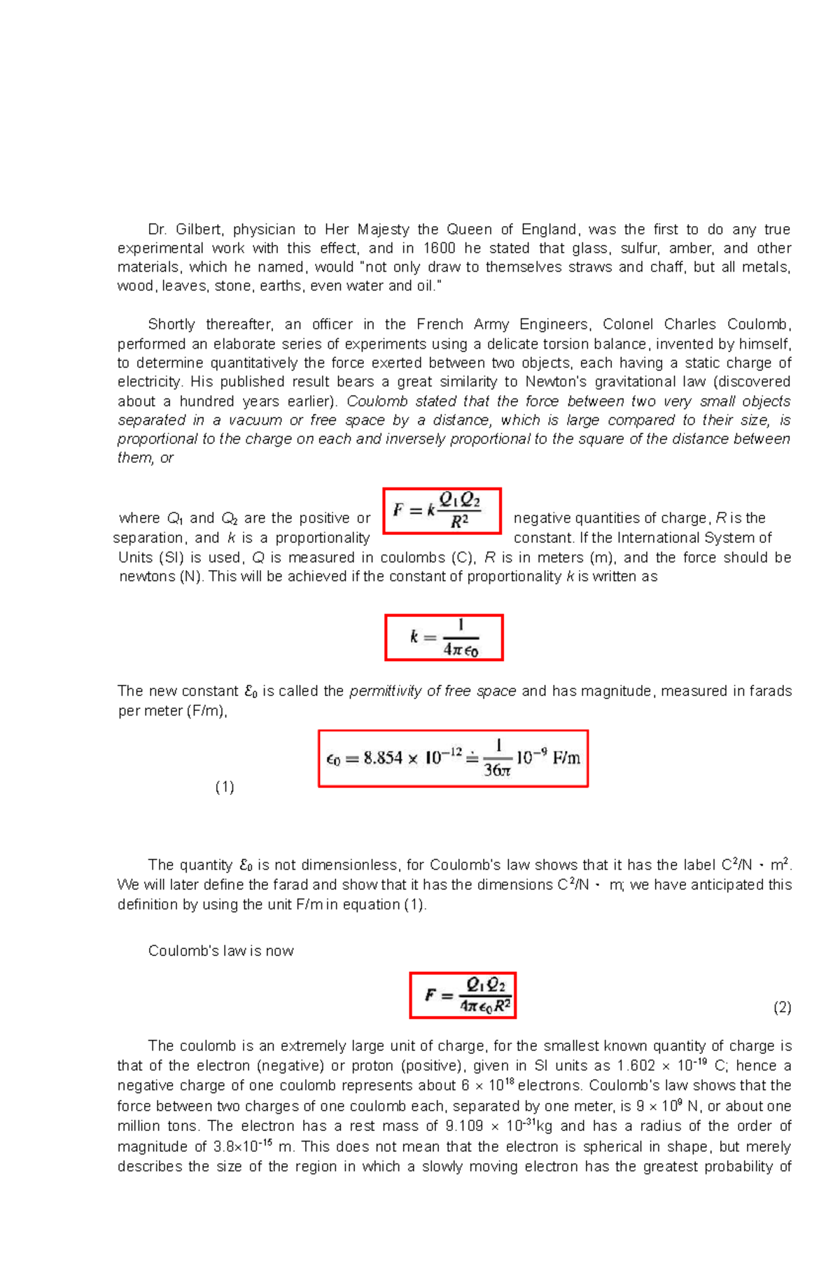 Electromagnetics Theory - Dr. Gilbert, physician to Her Majesty the ...