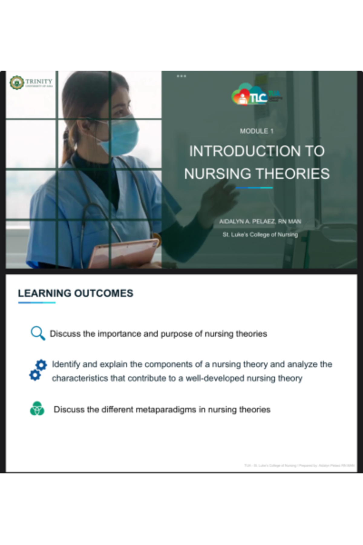 COOKERY TLE 2023 - TUA TLC Learning Cloud MODULE 1 INTRODUCTION TO ...