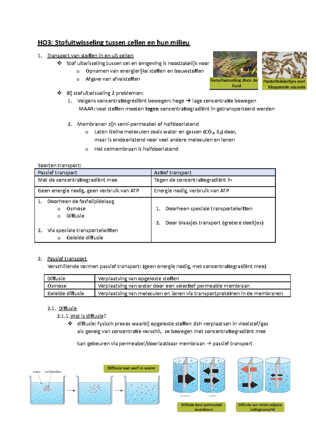 HO3 - goeie samenvatting, foto's van in het boek zijn ook toegevoegd ...