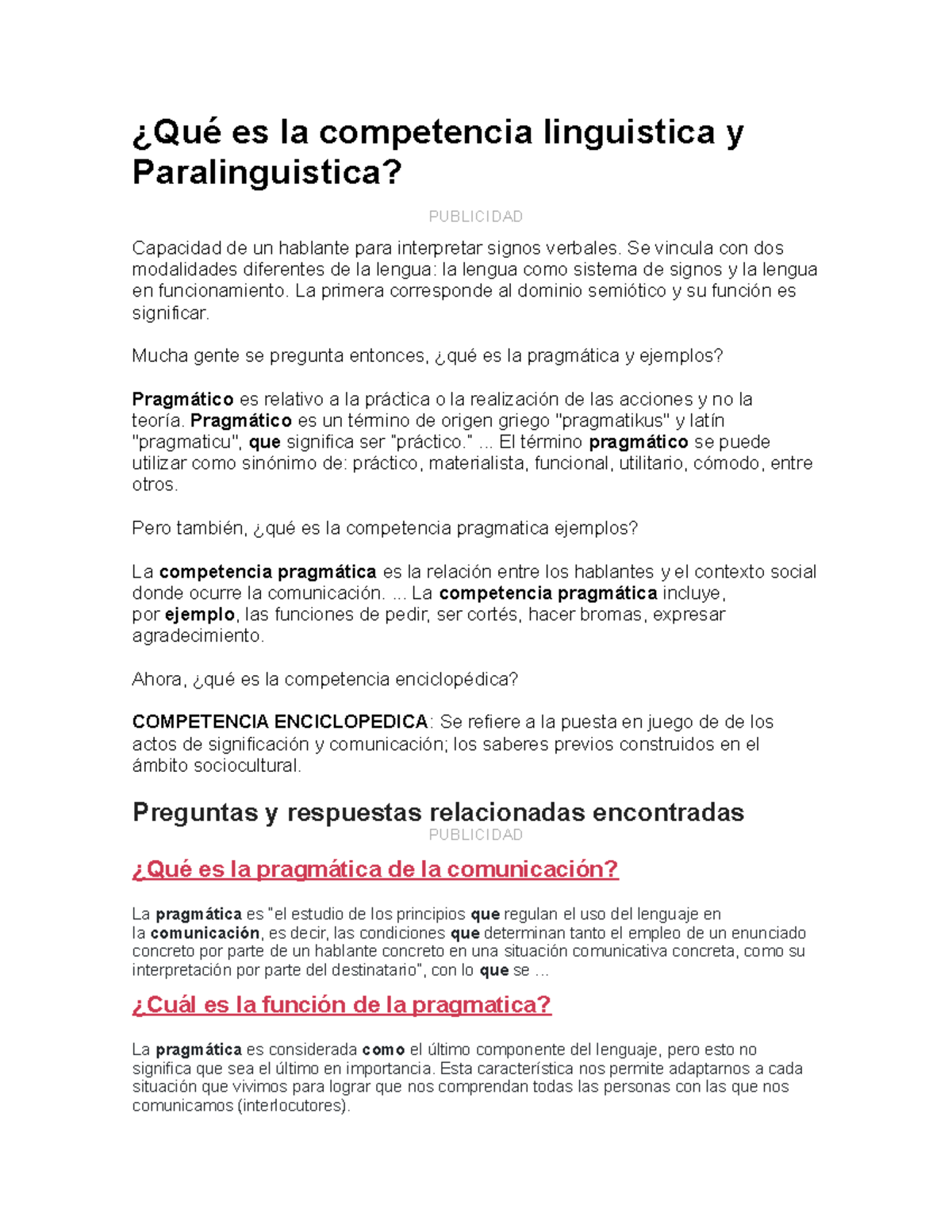 Qué es la competencia linguistica y Paralinguistica - ¿Qué es la ...