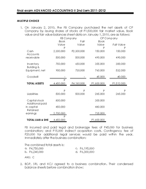 Exam 2015, questions and answers - CHAPTER 1: INTRODUCTION Multiple Choice a 1. The controller ...