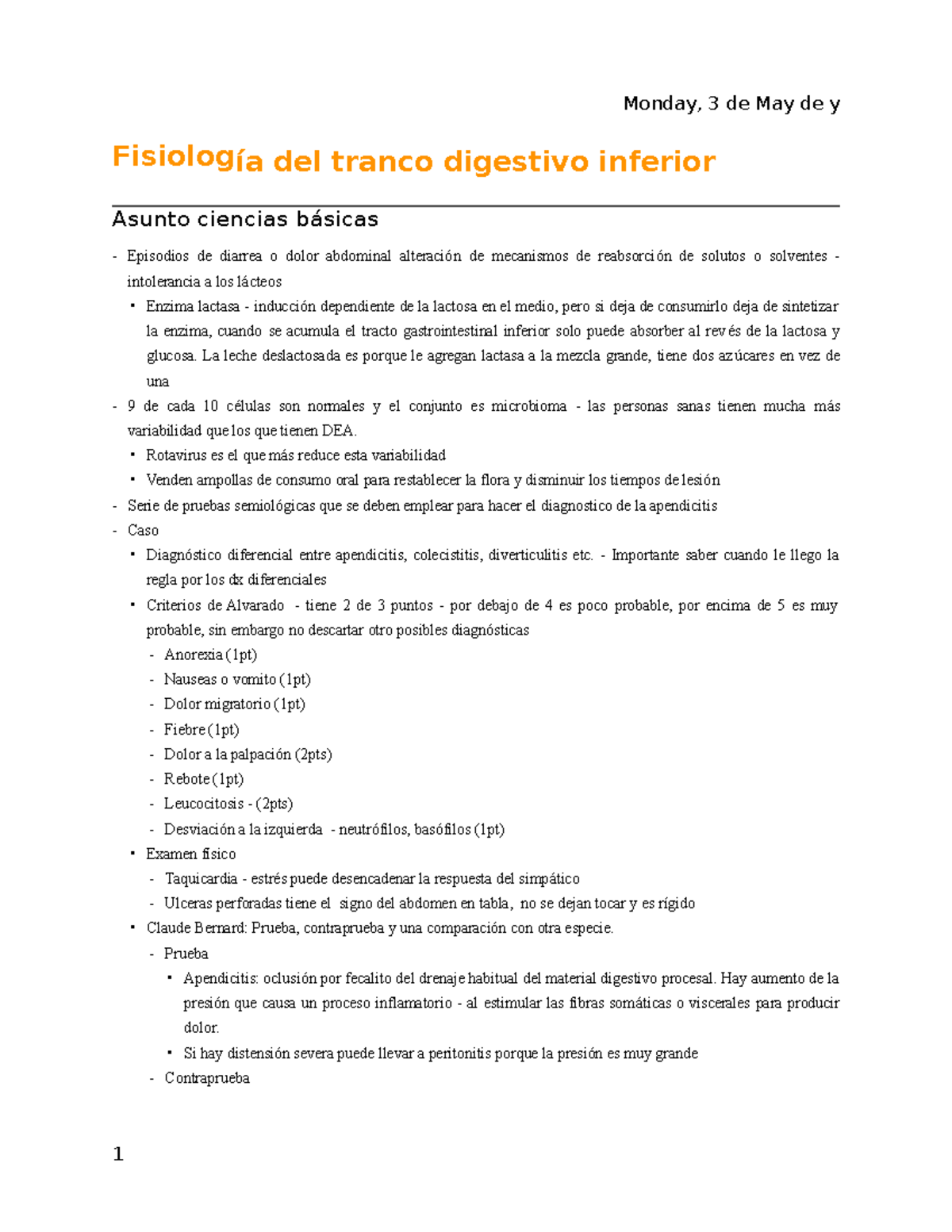 Fisiologia del tracto inferior - Fisiología del tranco digestivo ...