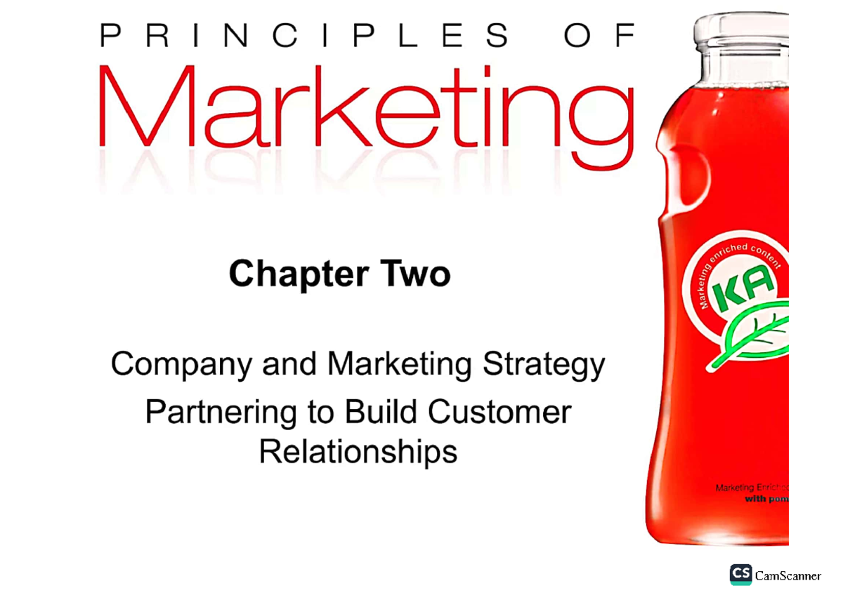 Chapter 2 - Slides 2 of "Principles of Marketing" - Fundamentals of ...