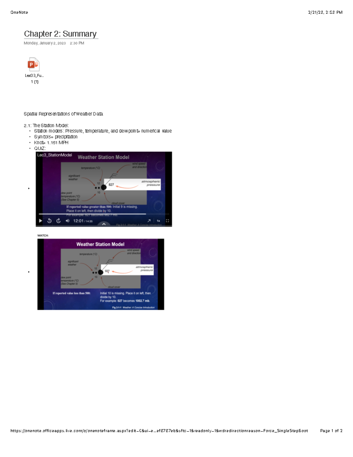 Chapter 2 Summary - OneNote 2:53 PM Chapter 2: Summary Monday, January 2, 2023 2:30 PM P L - Studocu