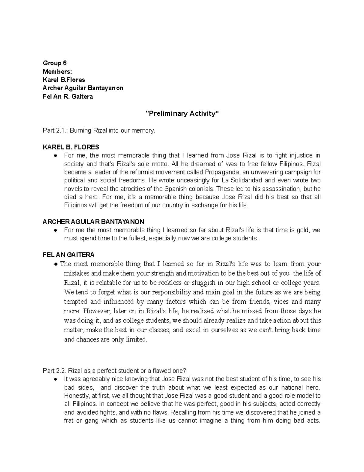 6 draft - An essay about history this is a personal note, for me to ...