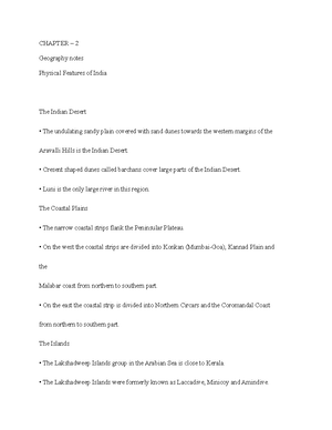 Chapter – 6 Geography Notes 2 - CHAPTER – 6 Geography notes Population ...