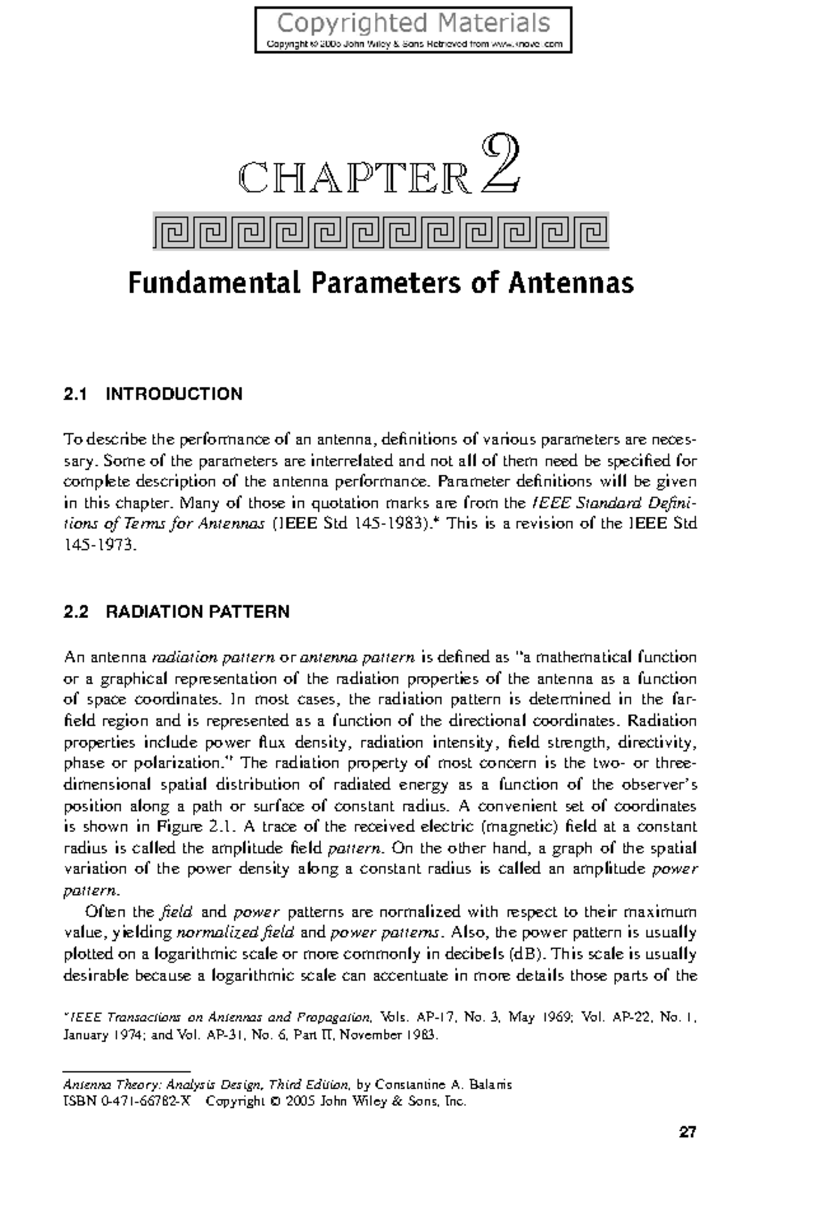 Antenna Theory - Analysis and Design-41-51 - CHAPTER 2 Fundamental ...
