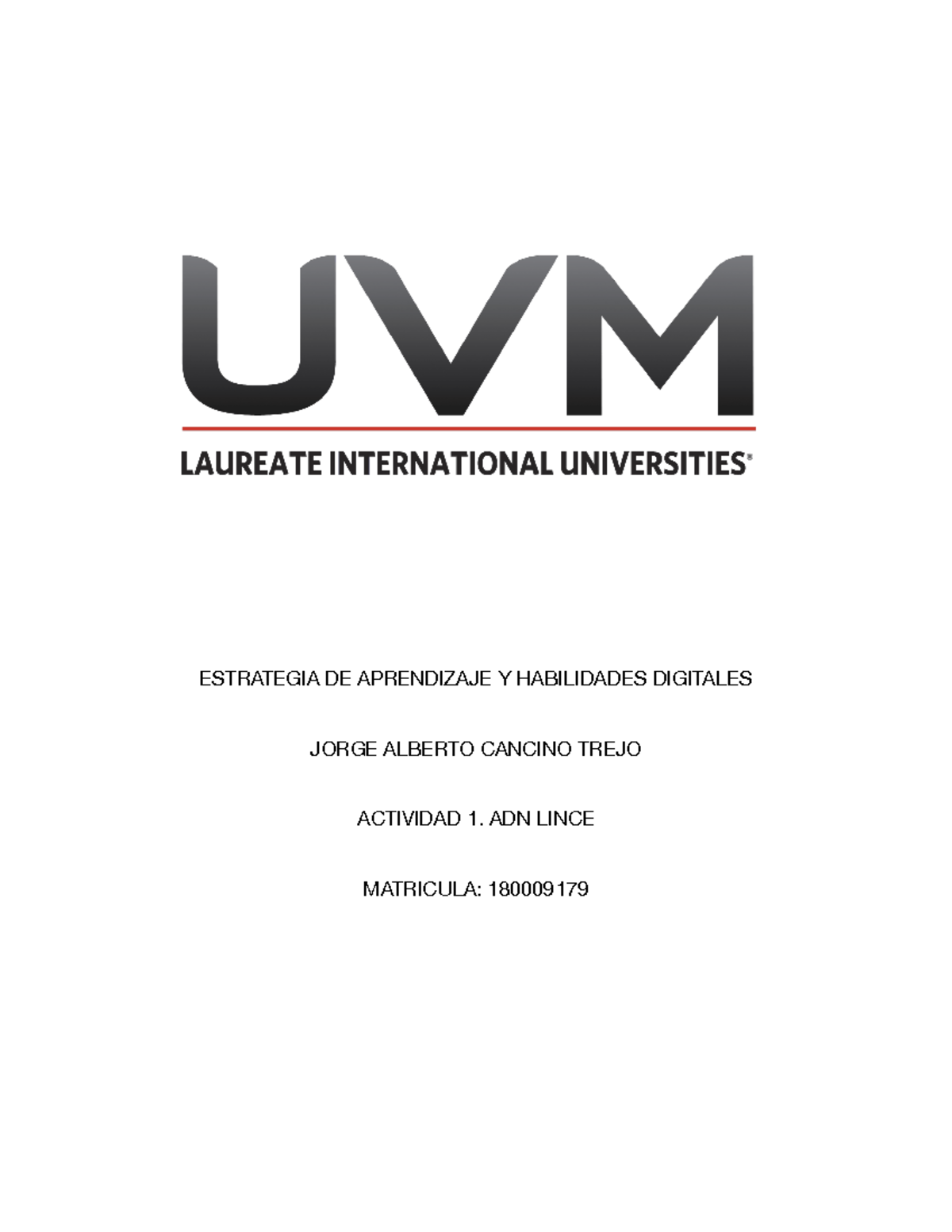 ADN Lince - Estrategias de Aprendizaje y Habilidades Digitales - ESTRATEGIA DE APRENDIZAJE Y ...