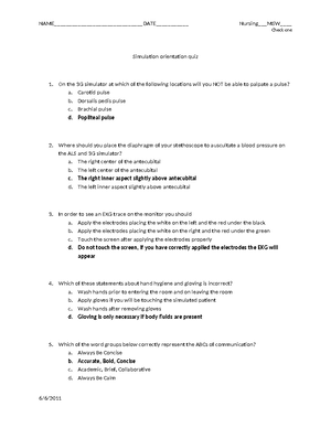 Clinical Prep 2 - Prep example - N372 Clinical Preparation Data Student ...