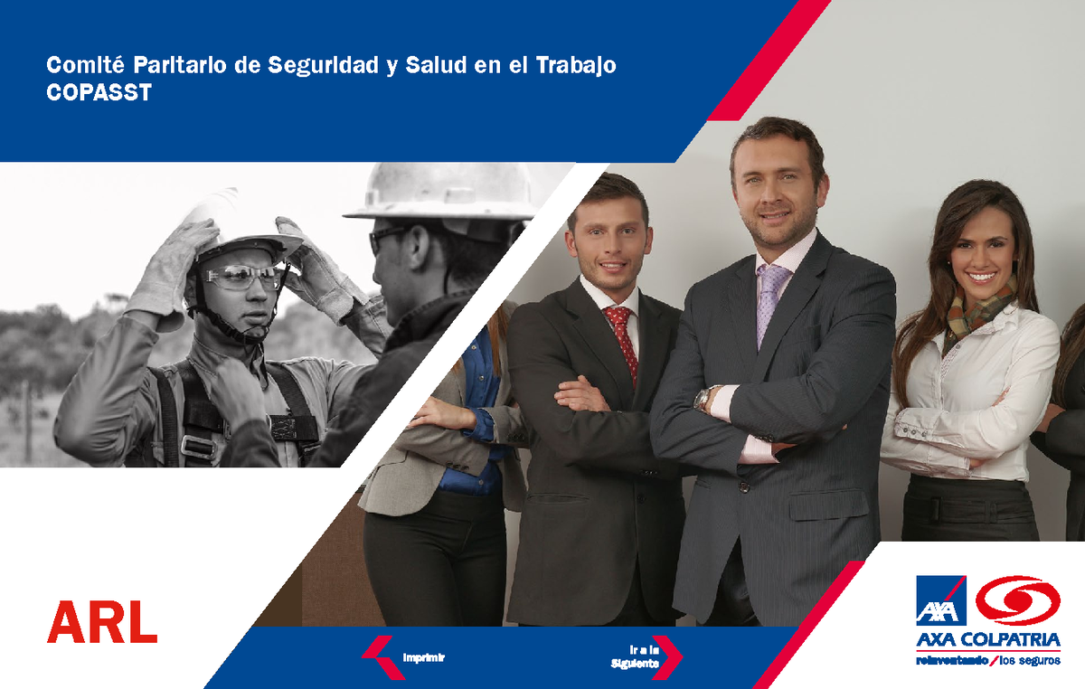 Material Copasst y Comite de convivencia - ARL Comité Paritario de ...