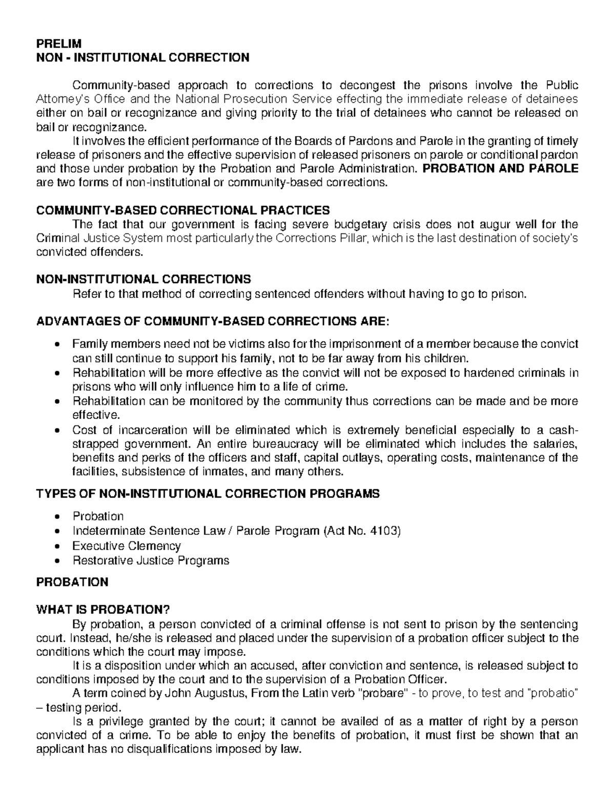 Prelim-Handout-PDF - lecture notes - PRELIM NON - INSTITUTIONAL ...