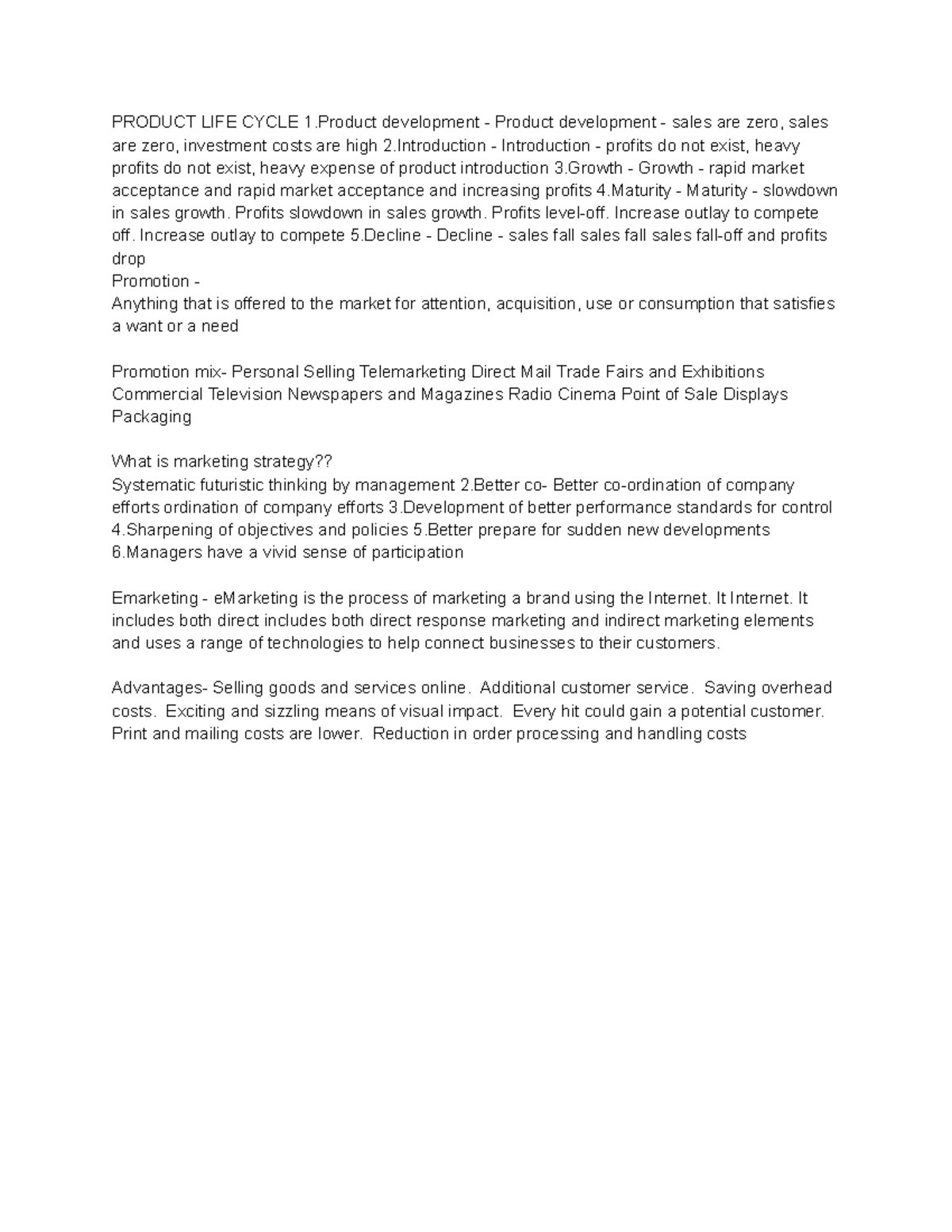 Product life cycle mrktgad - PRODUCT LIFE CYCLE 1 development - Product ...