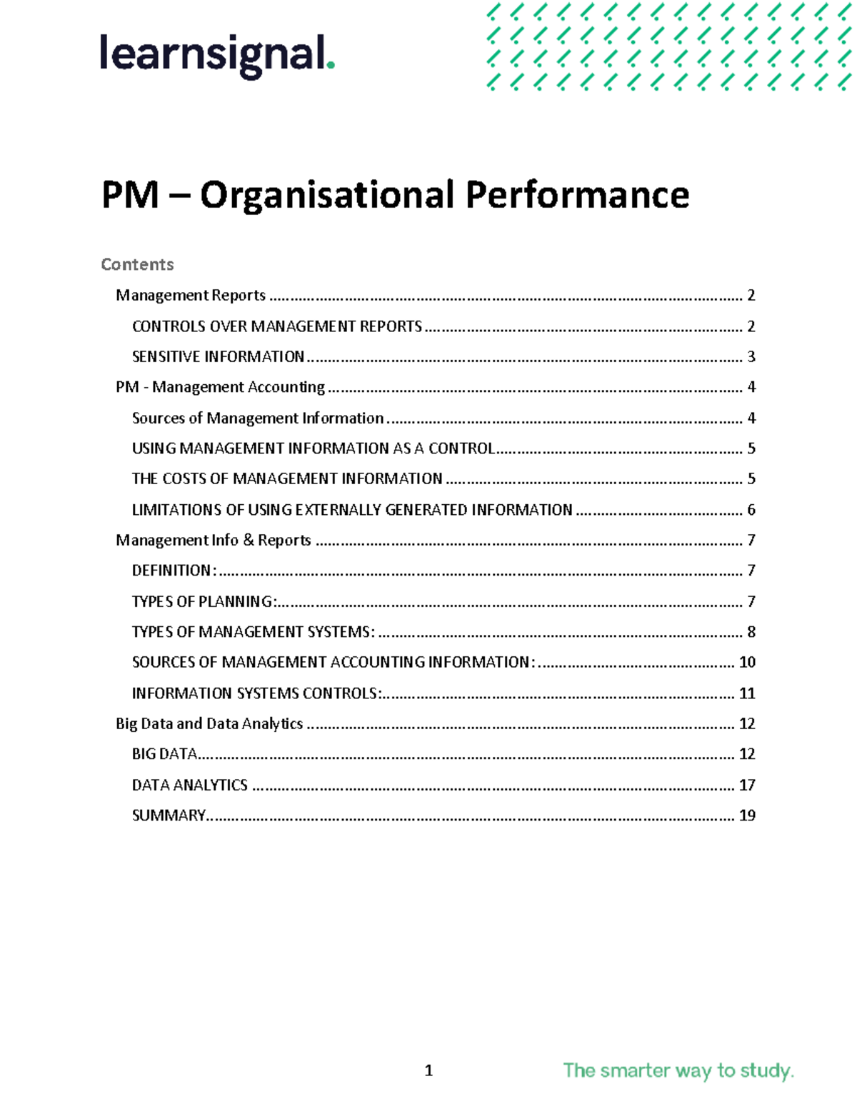 PM-M1 - Notes - Business, Strategy and Policy - Studocu