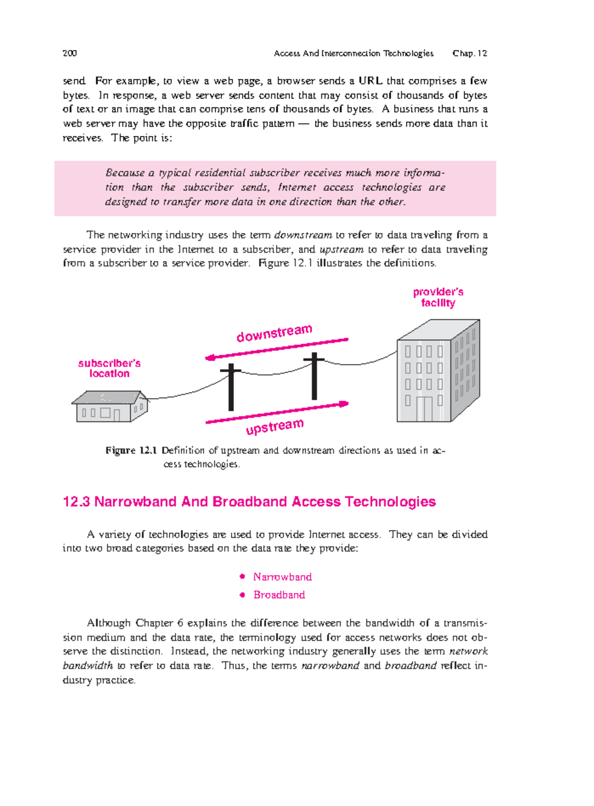 Computer Networks And Internets 200 Access And Interconnection Technologies Chap 12 Send For