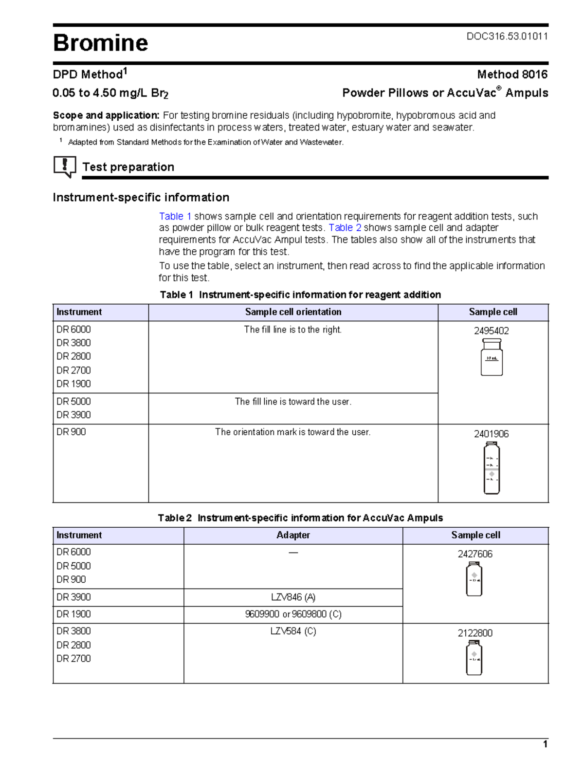 DOC316 - Metodo para deteccion de analito por HACH - Bromine DOC316 ...