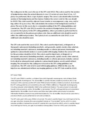MCCG146 - Week 7 LCD NCD Assignment - MCCG146 – CPT and HCPCS Level II Coding Week 7 LCD/ NCD ...