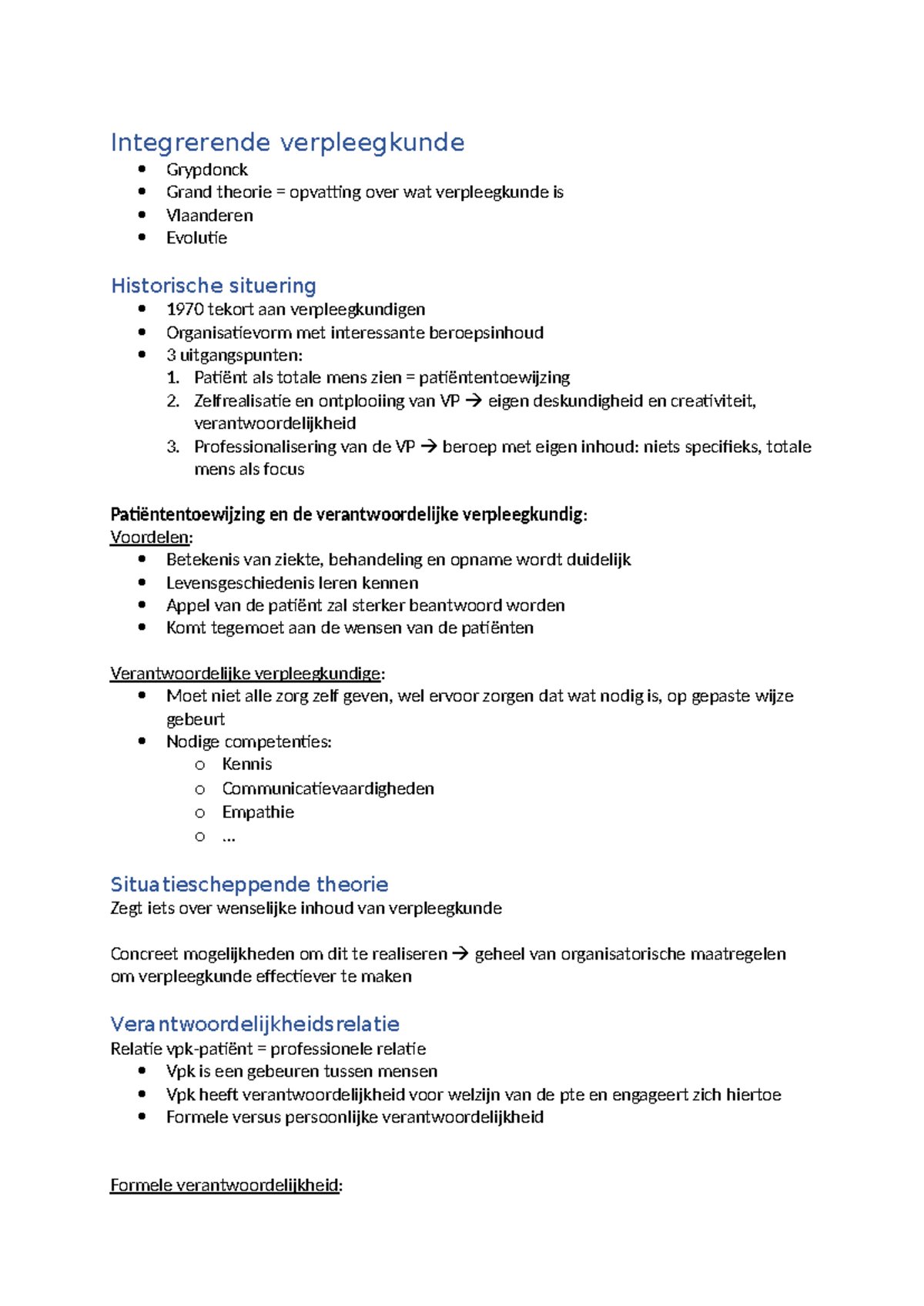 Integrerende verpleegkunde - Patiënt als totale mens zien ...