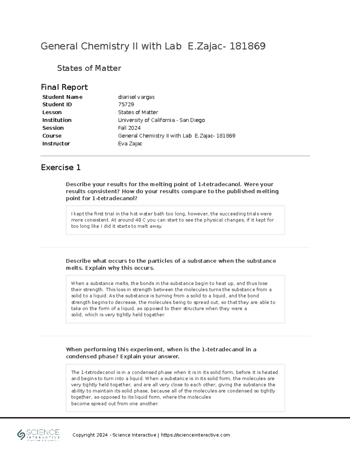 General Chemistry IIwith Lab EZajac 181869 Statesof Matter 75729 ...