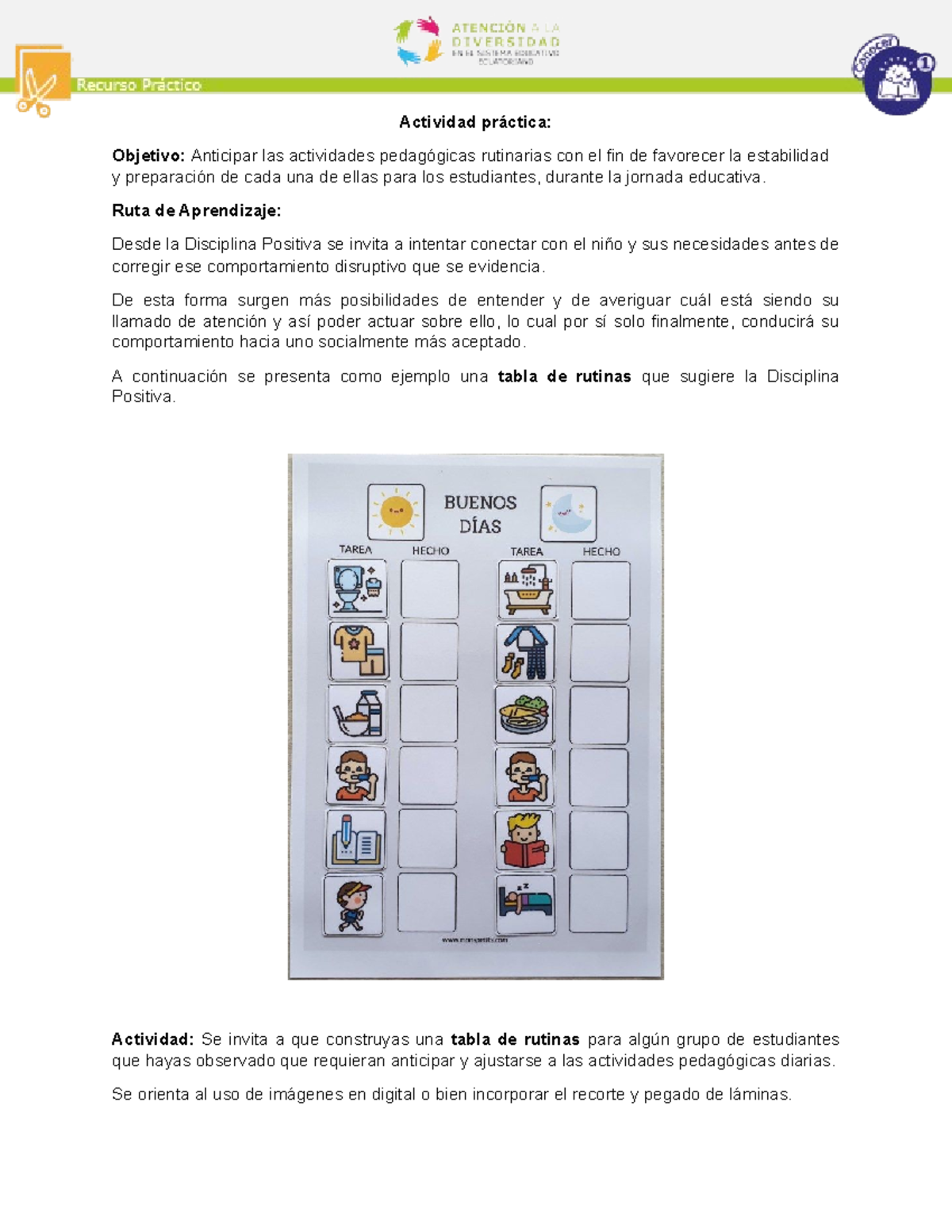 Anexo 6. Actividad práctica - Actividad práctica: Objetivo: Anticipar ...