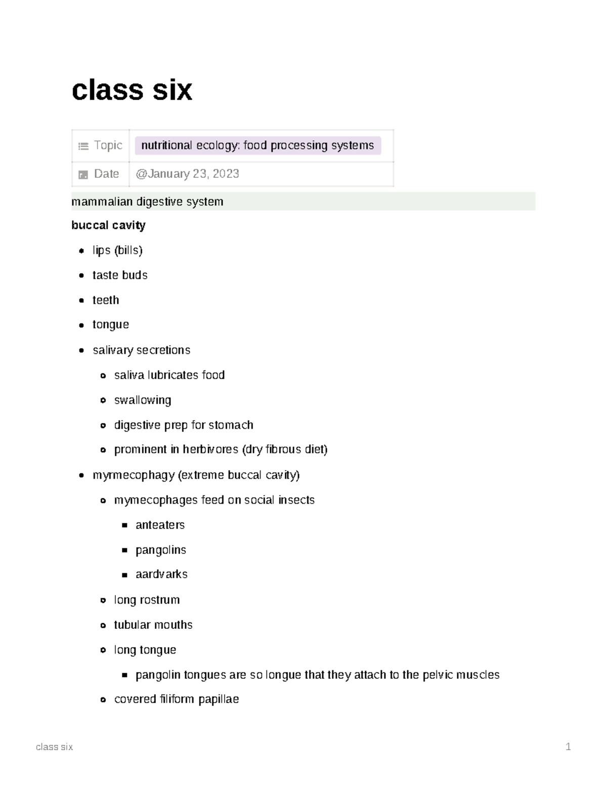 FNR 252 class six - Lecture Six: Strategies to Avoid Becoming Lunch ...