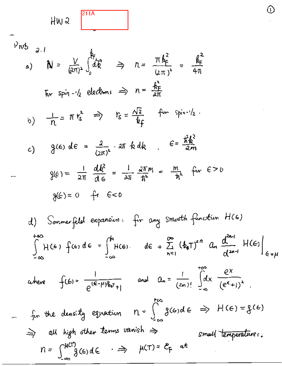 Phy211A HW2 Solution - BS Information Technology - Studocu