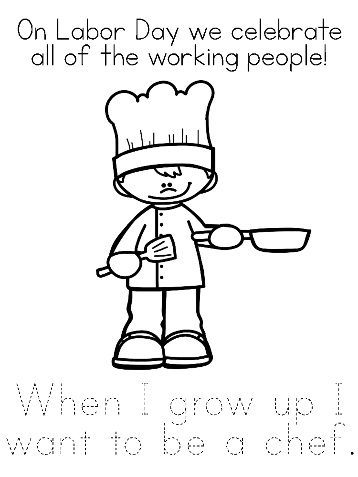 Labor Day Activity Englishand Spanish-1 - On Labor Day we celebrate all ...