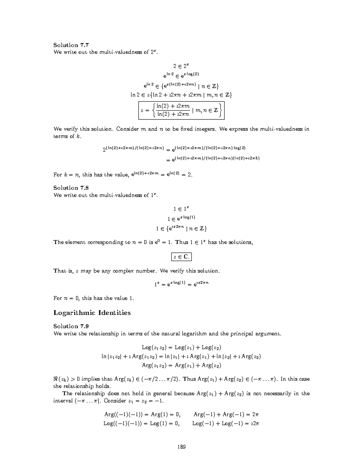 Ref MATH Adv Math Methods Sean Mauch-53 - Solution 7. We write out the ...