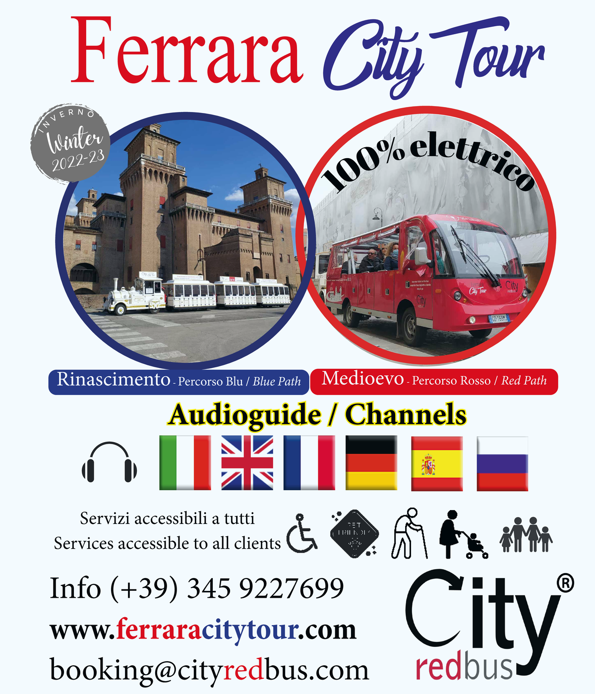 Depliant Ferrara CITY TOUR 2022 CITY RED BUS da Dicembre - Ferrara ...