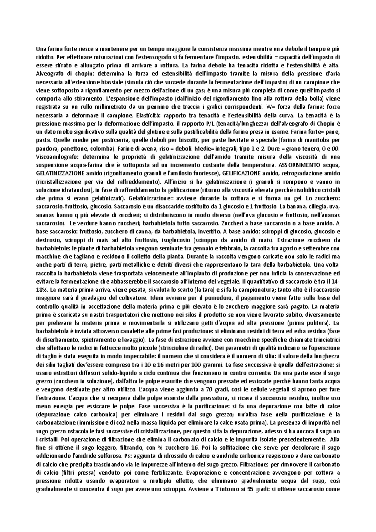 Alveografo di chopin,forza-elasticità-tenacità,viscoamilografo,zucchero ...