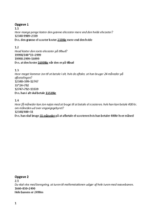 Fp9 maj 2017 - opgavernes svar til fp9 maj 2017 ikke alle opgaver er svaret, men dem jeg har ...