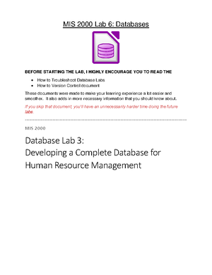 F2021 MIS2000 A01 Lab 2 Instructions - MIS 2000 - U of M - Studocu