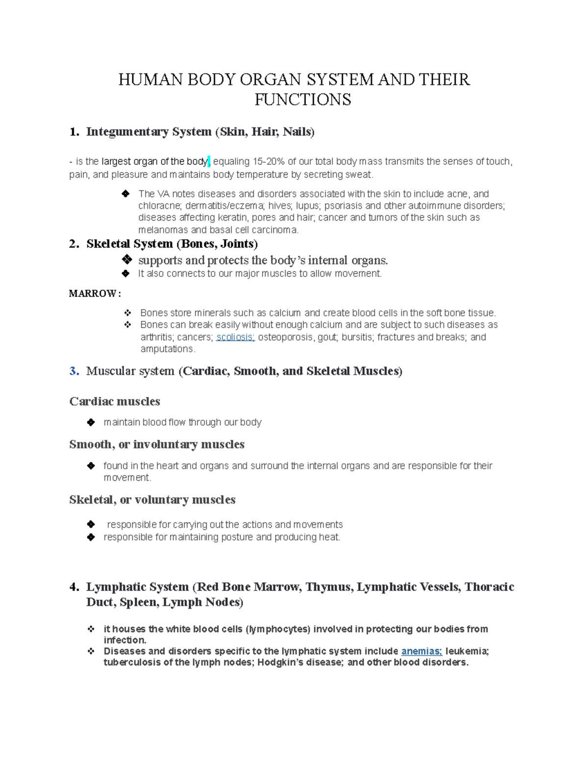 Biochemistry Prelims - Cell Structure Part 1 of Part 2 Quiz - HUMAN ...