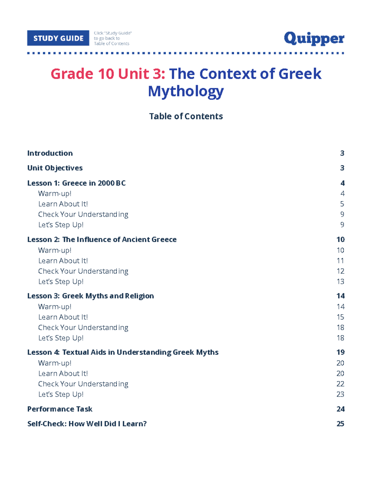PDF Grade 10 Unit 3 Context of Greek Mythology - Grade 10 Unit 3: The Context of Greek Mythology ...