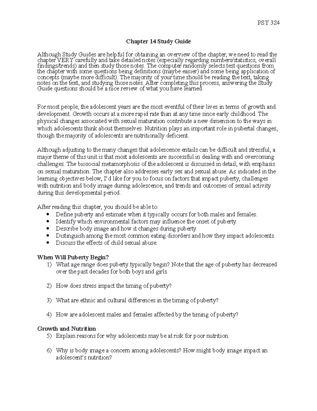 Chapter 14 Study Guide PSY 324 Chapter 14 Study Guide Although Study chapter-14-study-guide-psy-324-chapter-14-study-guide-although-study