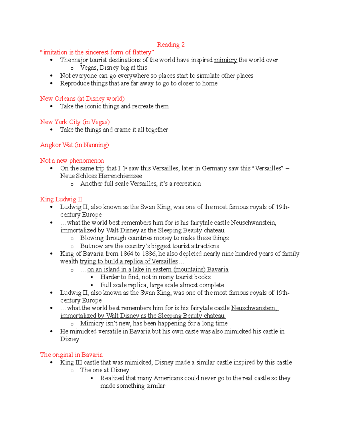 Class 6 - Reading 2 “imitation is the sincerest form of flattery” The ...