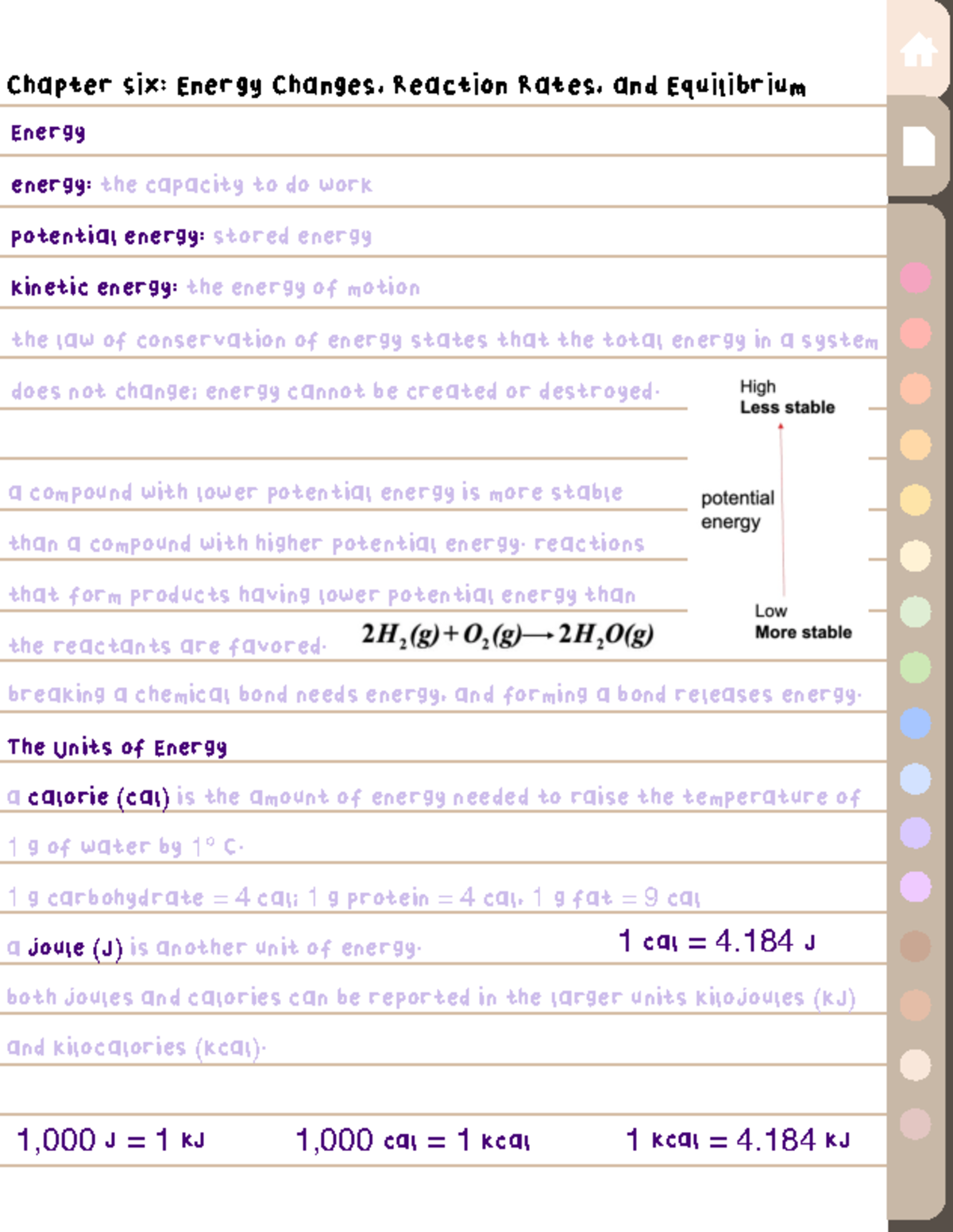 UVA CHEM 1500 Chapter 6 - Energy Changes, Reaction Rates, and ...