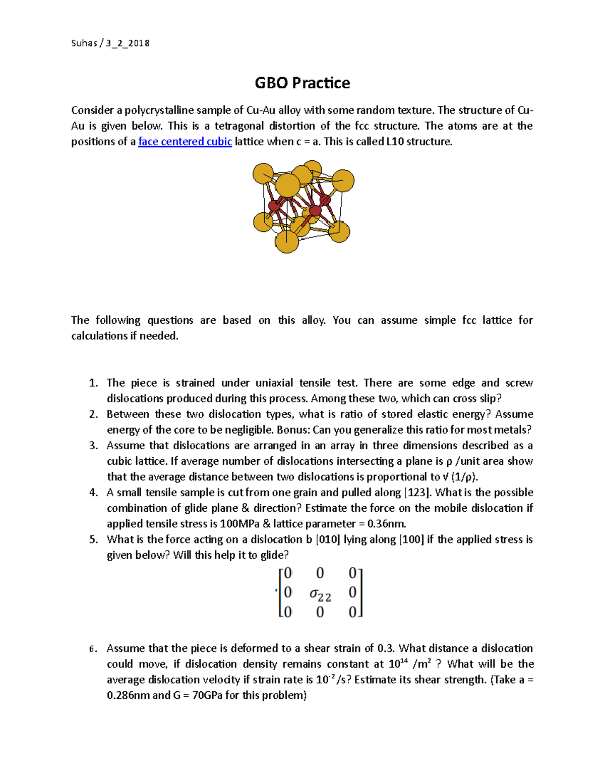 Debjoy GBO Practice - Suhas / 3_2_ GBO Practice Consider a ...