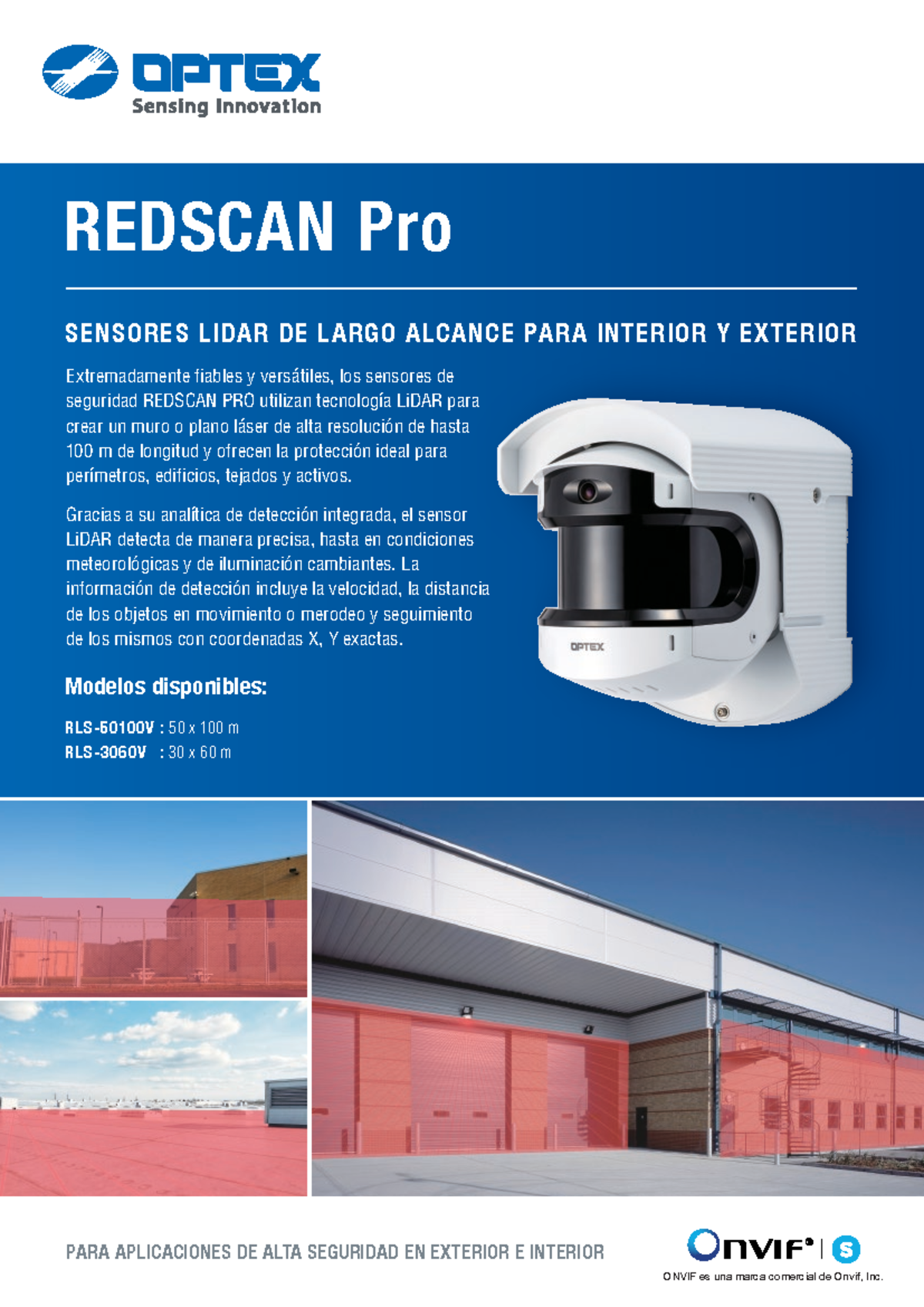 Redscan Pro datasheet ESP - ####### Extremadamente fiables y versátiles ...