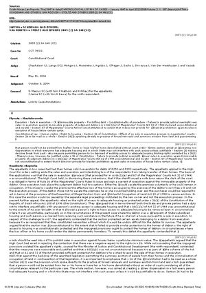 Ex-Parte-Geldenhuys - law of property case geldenhuys - Ex Parte ...